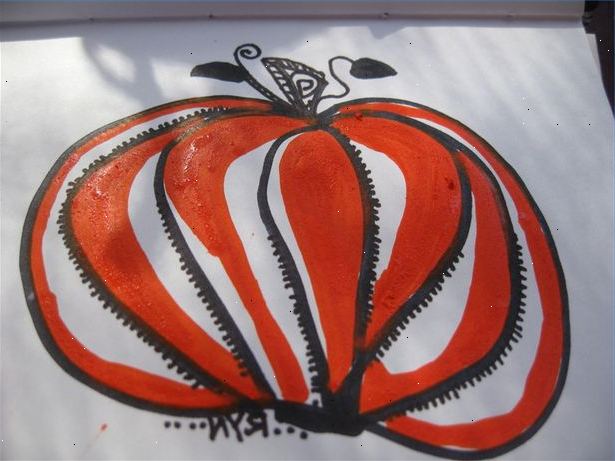 Hoe voor de ogen te tekenen op een pompoen – E2A